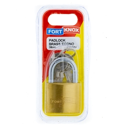 P1G32 - Brass Econo Padlock | FortKnox